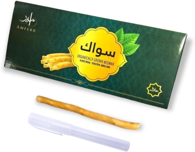 Amazon.com : (1Pack) Miswak Sticks for Teeth, Natural Toothbrush, No ...