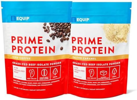 Amazon.com: Equip Foods Prime Protein Powder - Salted Caramel & Iced ...
