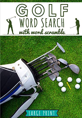 Golf Word Search: Practice Workbook For Adults | 60 Puzzles of Word ...