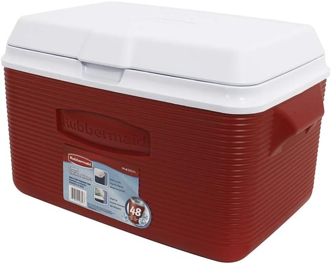 Amazon.com: Rubbermaid Victory, Cooler, 34-Quart, Modern Blue ...