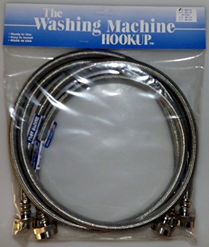 Stainless Steel Washing Machine Fill Hoses 2-4': Amazon.com: Industrial ...