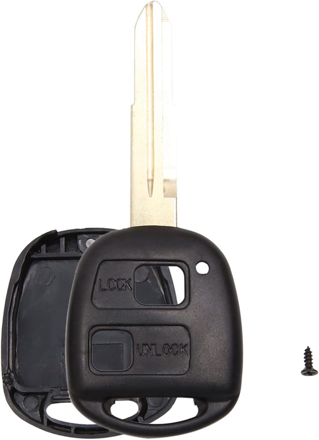 Amazon.com: uxcell Car Replacement Key Fob Shell Case for Toyota Yaris ...