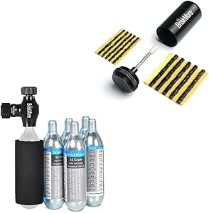 Amazon.com : BriskMore CO2 Inflator Kits with 5 X 16g CO2 Cartridges ...