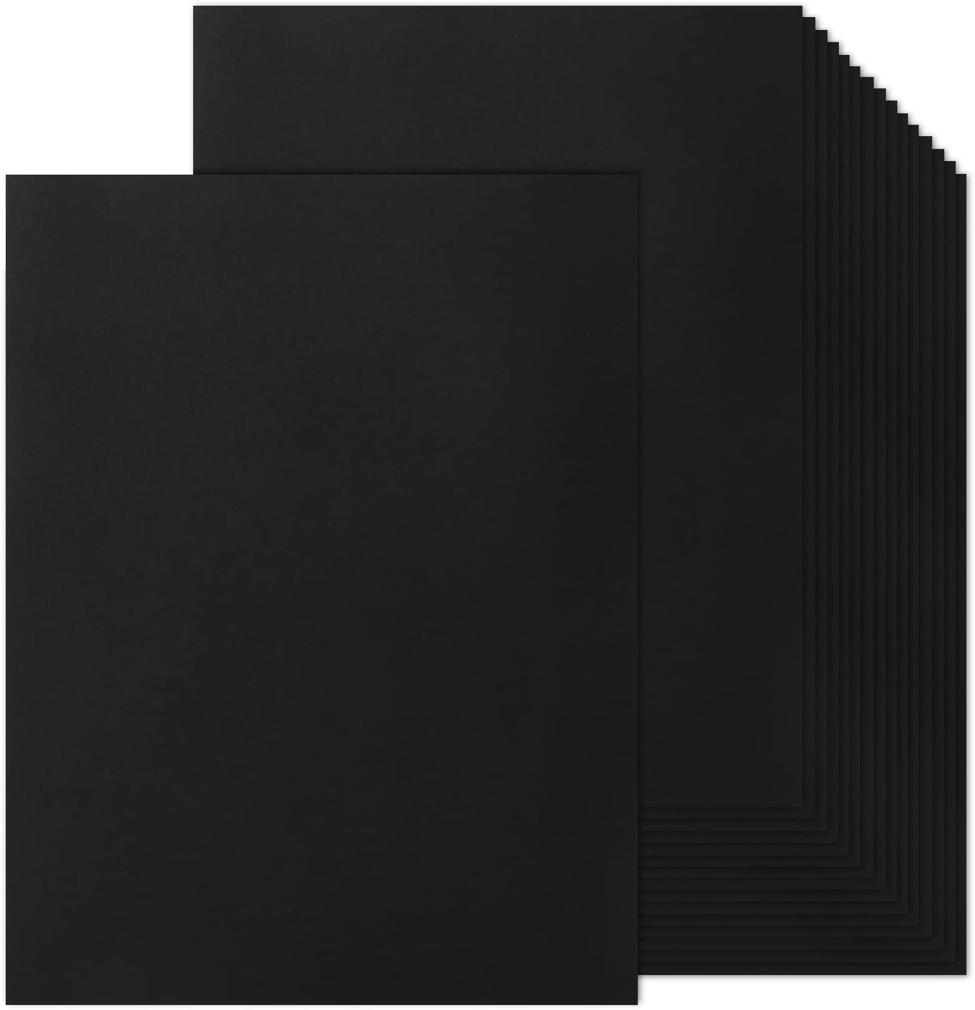 JOIKIT 100 Sheets A4 Black Card Paper, 300gsm 297 x 210mm Cardstock for ...