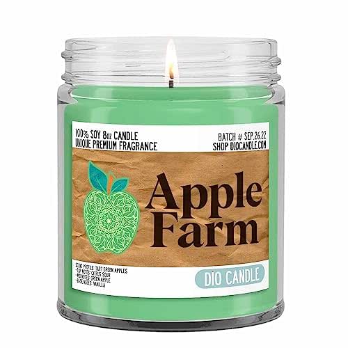 Amazon.com: Apple Farm Scented Candle - Smells Like Tart Green Apples ...