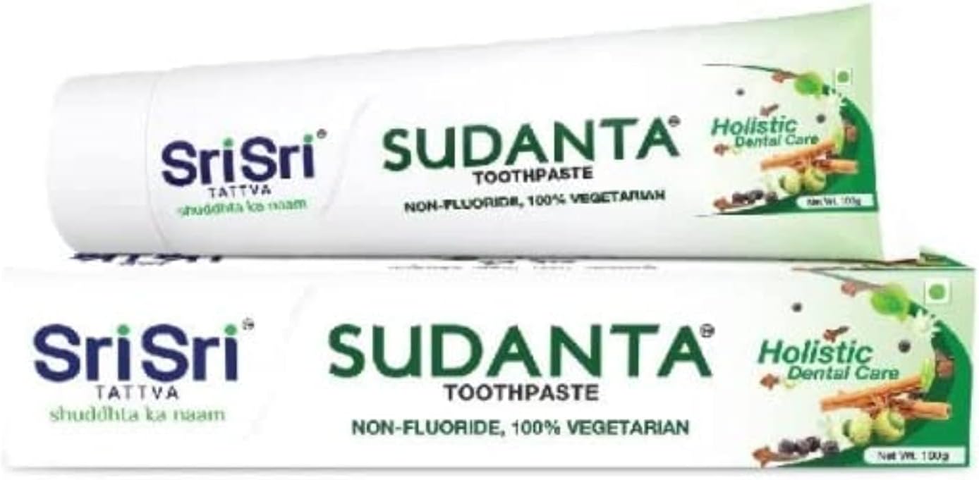 Amazon.com : Sudanta 100g Herbal Fluoride-Free, Paraben-Free, Vegan ...