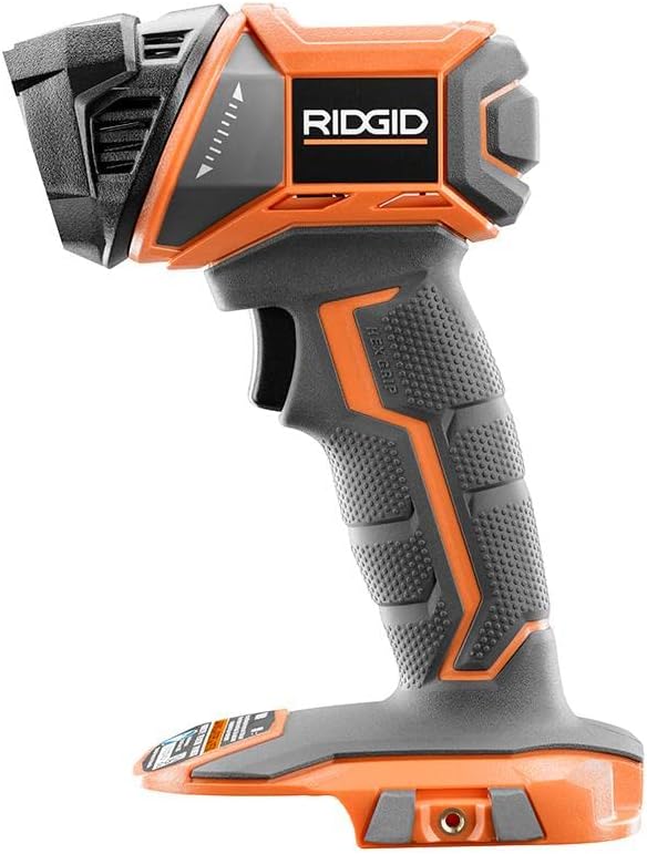 RIDGID 18V Cordless LED Spotlight (Tool Only) - Amazon.com