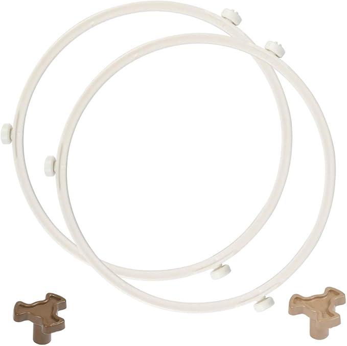 Amazon.com: 2Pcs Microwave Oven Rotating Roller Support Ring, 7.44 ...