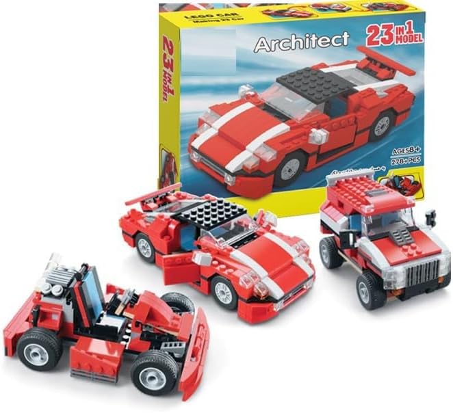 Bestie toys 23 in 1 Super Speedster Architect Block Game, Can Make 23 ...