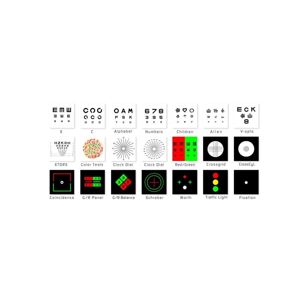 Optical Elite Vision Acuity Digital Chart Visual Philippines | Ubuy