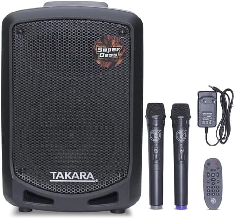 Takara T 9090 Karaoke Speaker Trolley Portable Multimedia Bluetooth ...