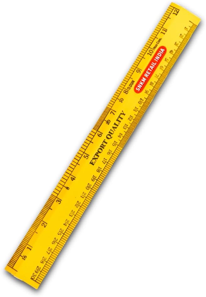 Wooden Scale For Measuring 12 Inch / 30 CM For Student, Home, School ...