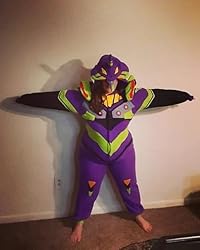 Amazon.com: SAZAC Kigurumi - Evangelion Unit-01 - Eva-01 - Onesie ...