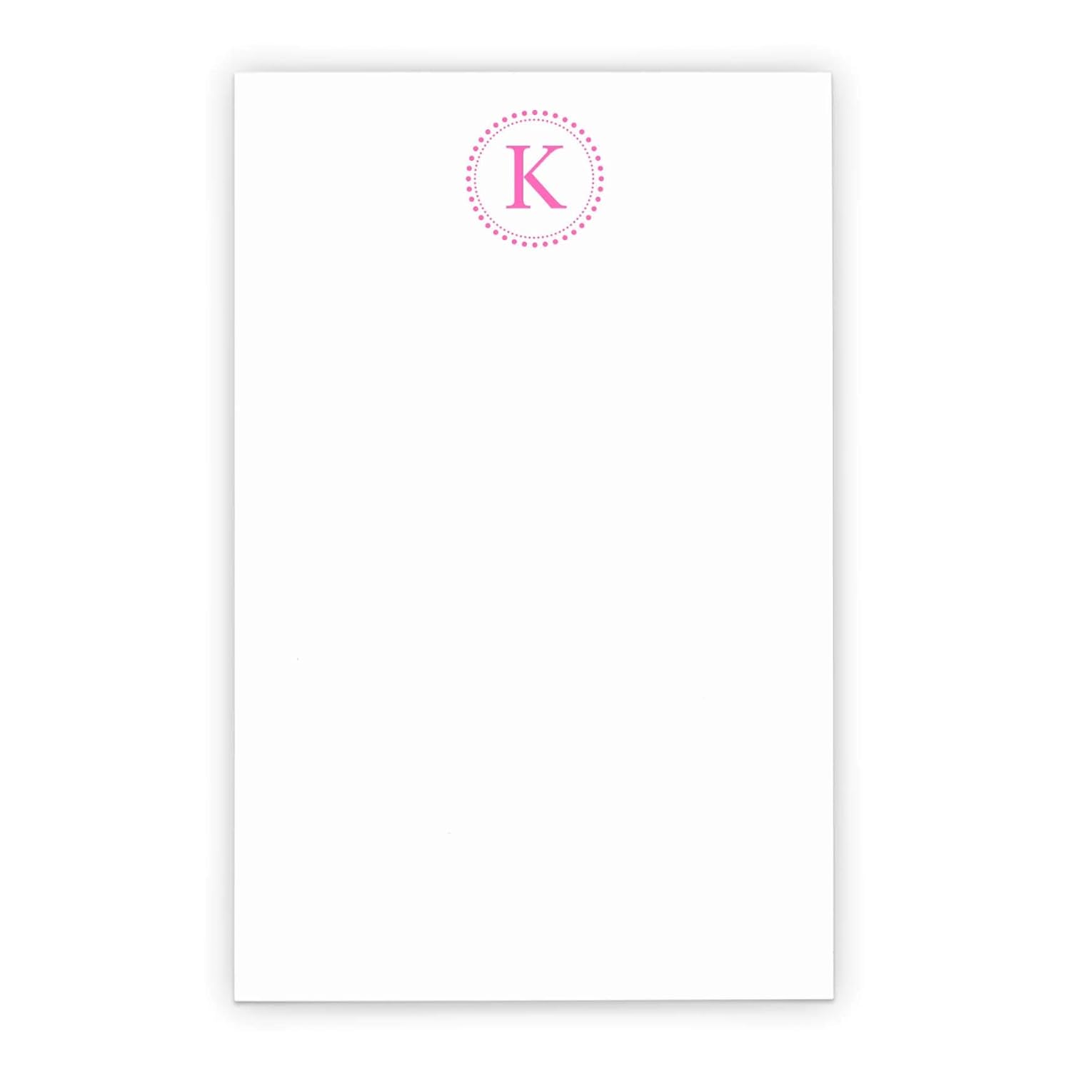 Amazon.com: Monogrammed notepad, Monogrammed notepad wth Monogram ...