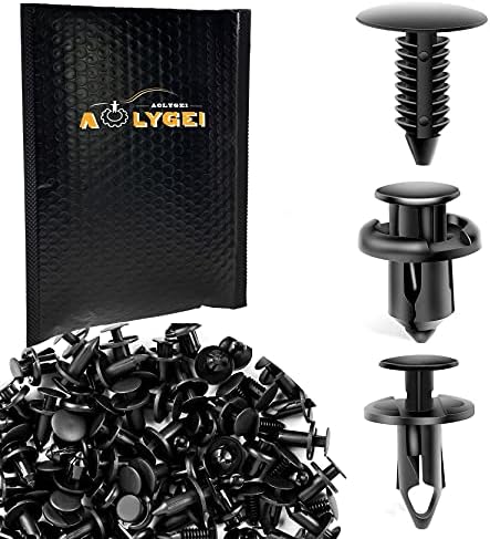 120pcs Retainer Clips Push Type Retainers 6.3mm 8mm 9mm 10mm Expansion ...