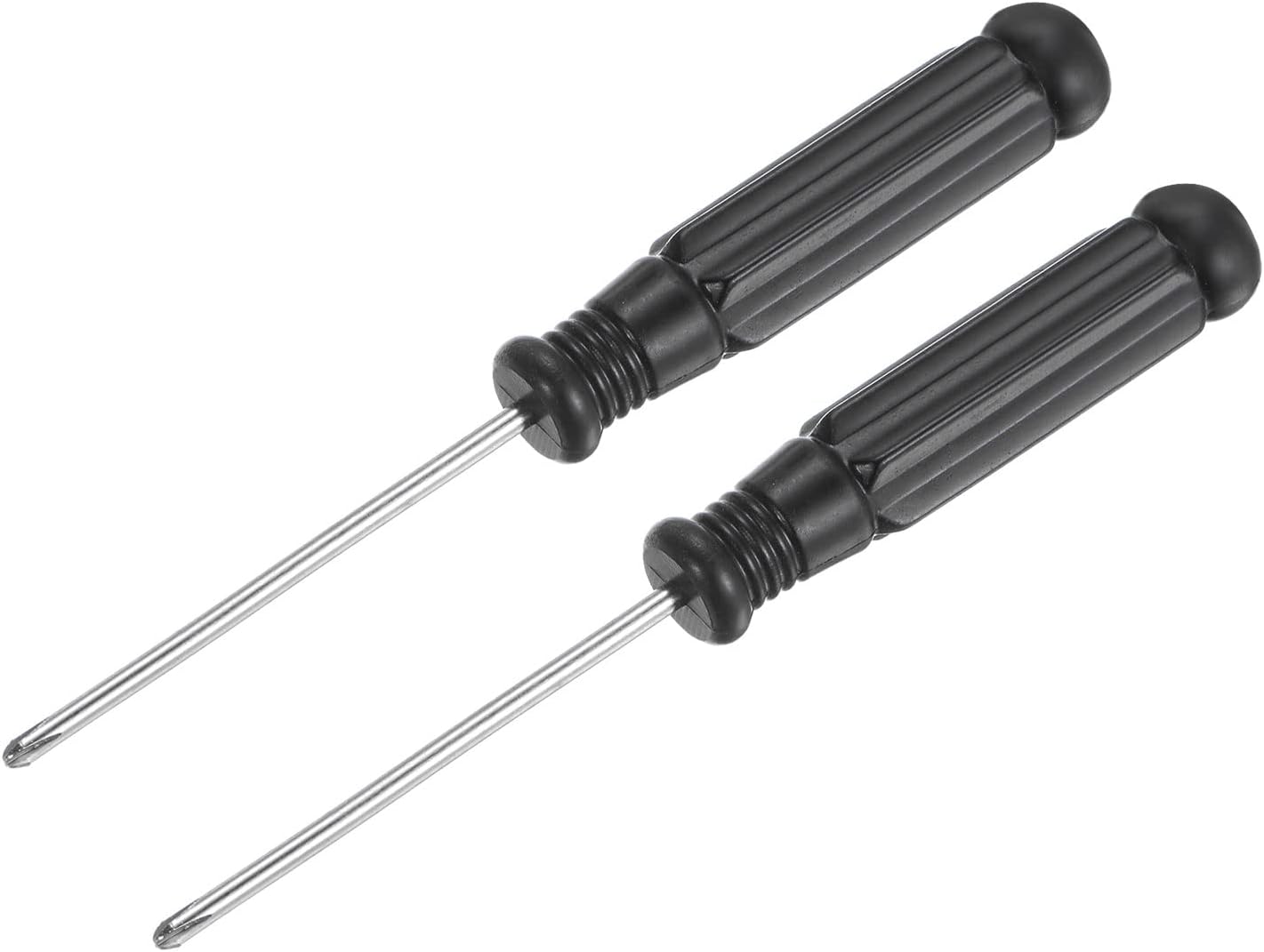 sourcing map Mini Phillips Screwdriver, 2.0mm Cross Head with Black ...