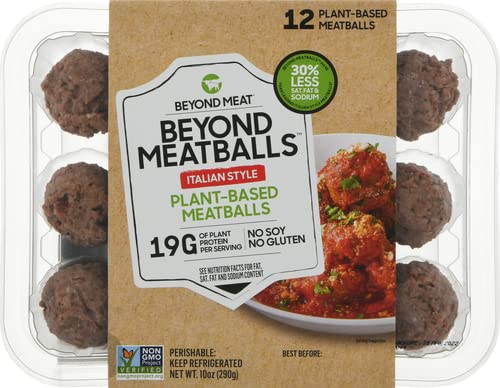 Amazon.com: Beyond Meat Beyond Meatballs Italian Style Plant-Based ...