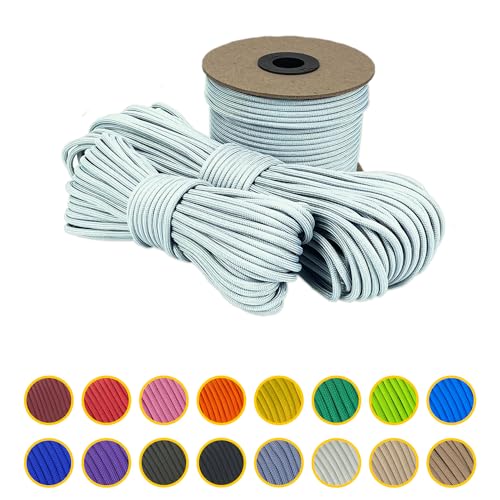 EdcX 4 mm Polyester Paracord 550 (15, 30 and 50 m) 4 mm Type III, Tear ...