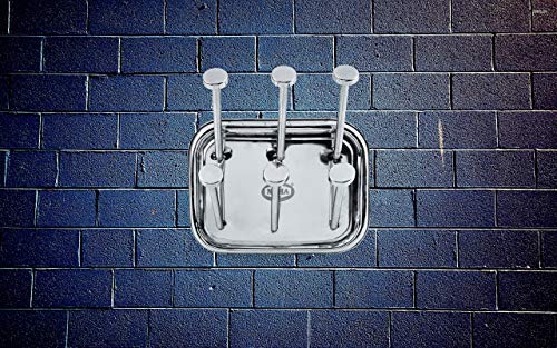 Buy neha Stainless Steel Wall Mounting Glass Stand/Water Glass Holder ...