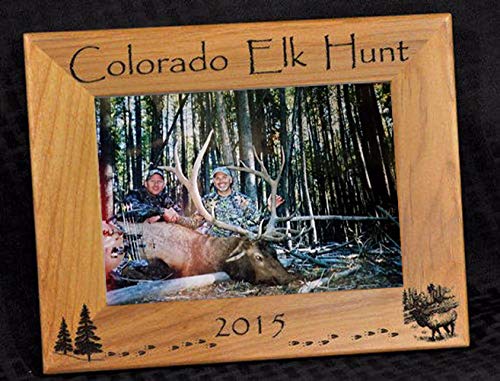 Amazon.com: Elk Hunt Picture Frame ~ Hunting Gift ~ Gift For Elk Hunter ...