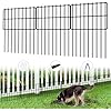 Amazon.com : COLRASN 26 Panels Animal Barrier Fence No Dig, 1.25" Gap ...