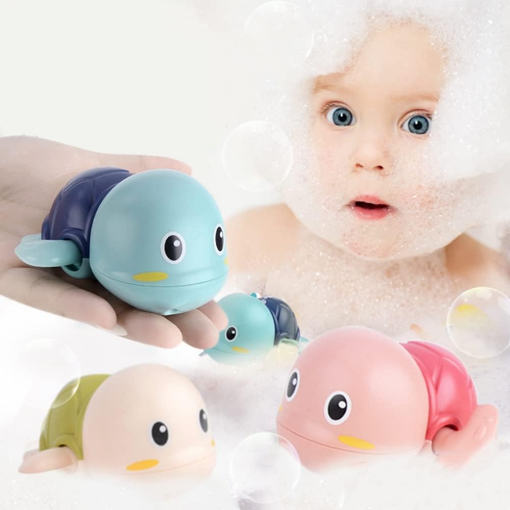 Buy 1 Pcs Bath Toys Swimming Turtle,Wind Up Water Floating Toys,Bathtub ...