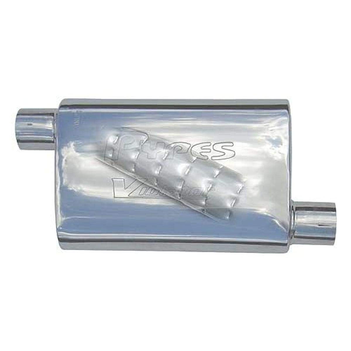 Amazon.com: Pypes Exhaust MVV10 Violator 14" Long 2-1/2" Offset Inlet 2 ...