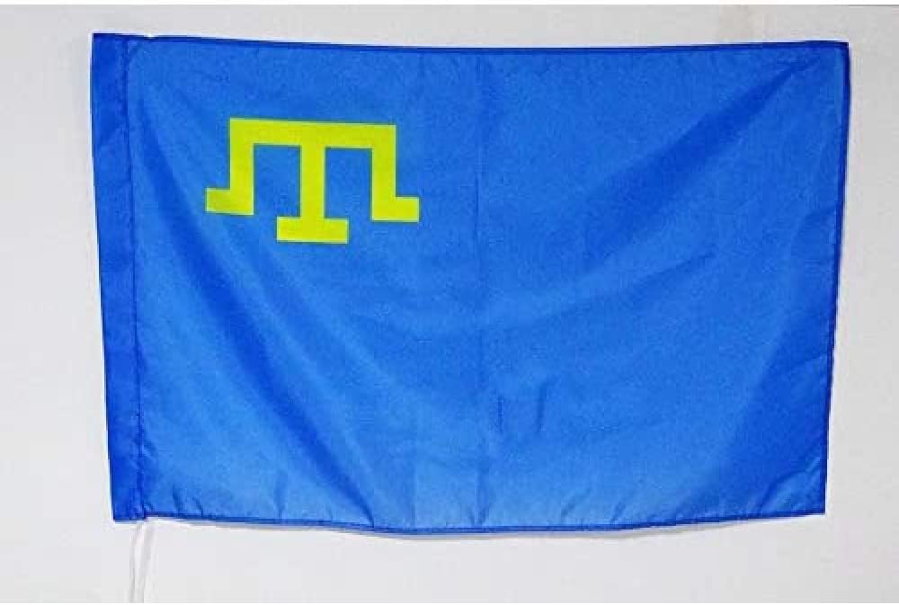 Amazon.com : Crimean Tatars Flag 2' x 3' for a pole - Tatar flags 60 x ...