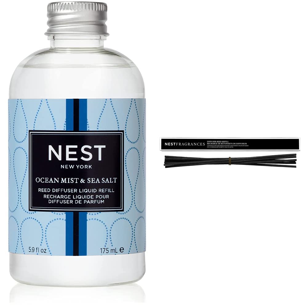 Snapklik.com : NEST Fragrances Ocean Mist & Sea Salt Reed Diffuser Liquid Refill