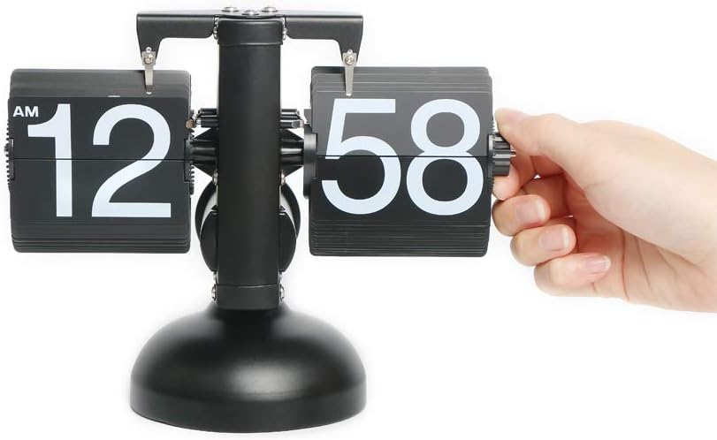 Flip Click Clock, Home Décor Desk Clock, Retro Auto Flip Down, Vintage ...