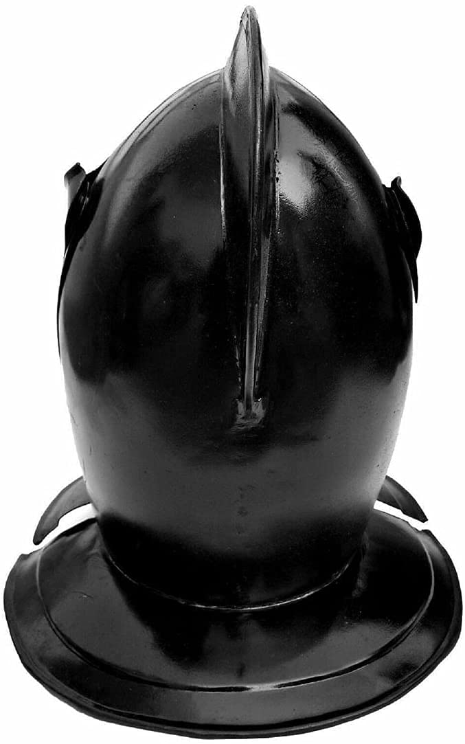 Medieval Barbute Black Helmet Armour Helmet Roman Knight Helmets Larp ...