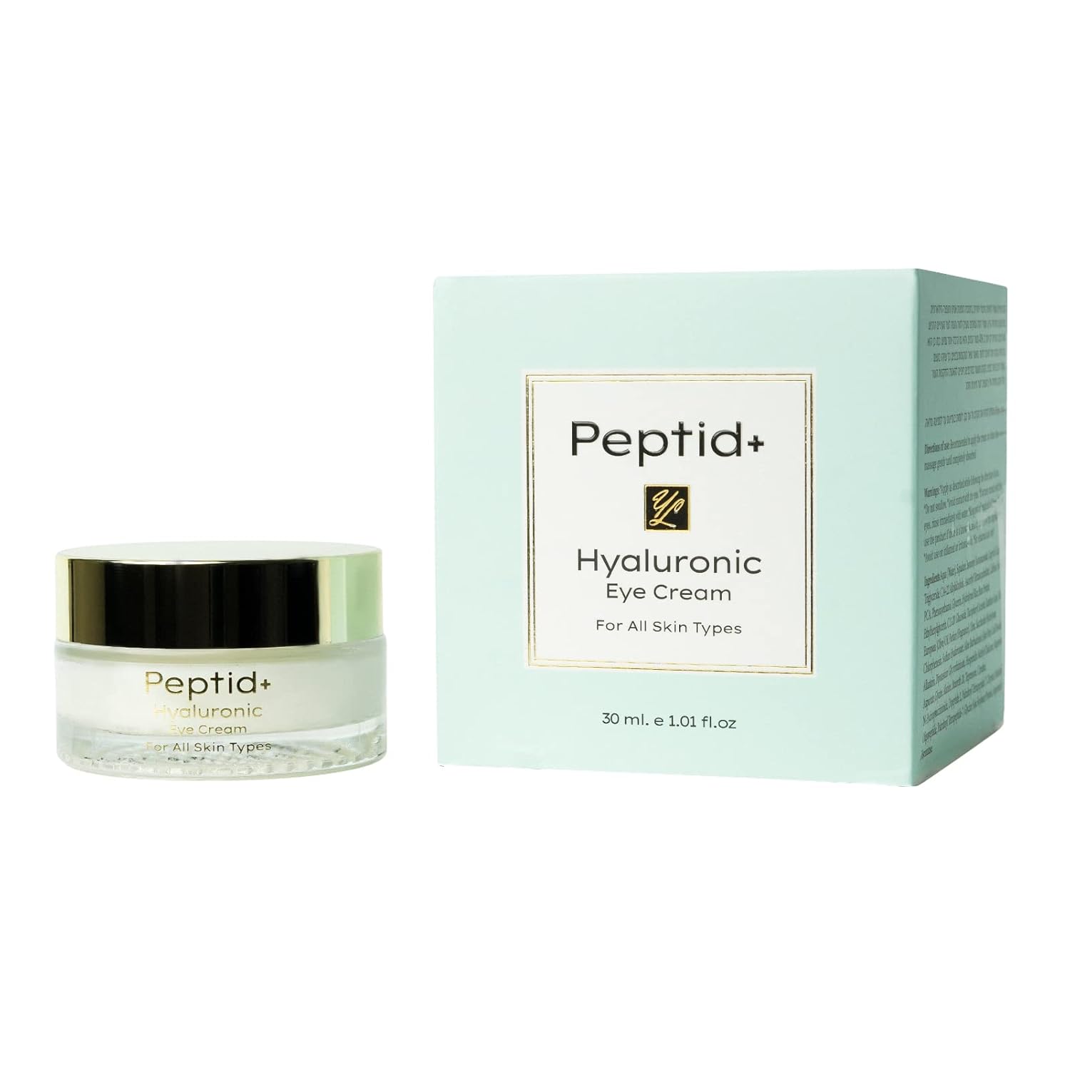 Amazon.com: Peptid+ YL Hyaluronic Acid Eye Cream for All Skin Types ...