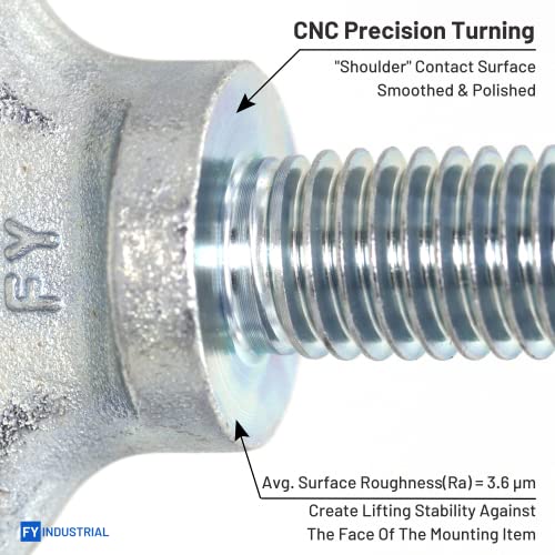 Snapklik.com : 9 Pcs Lifting Shoulder Eye Bolts 1/2"-13 X 1 Blue-Bright ...