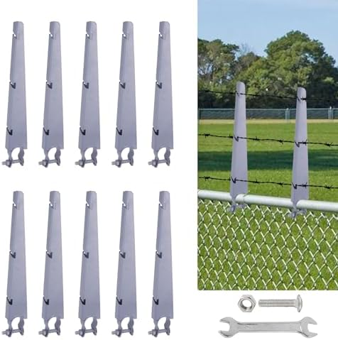 Amazon.com : FarmLuLu 10 Pack Barbed Barb Wire Arm Extender for 1-3/8 ...