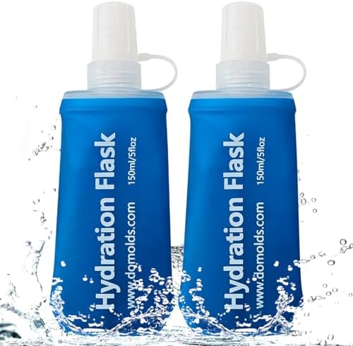 Amazon.com: TXSN 150ML Soft Flask, Running Water Bottle Foldable TPU ...