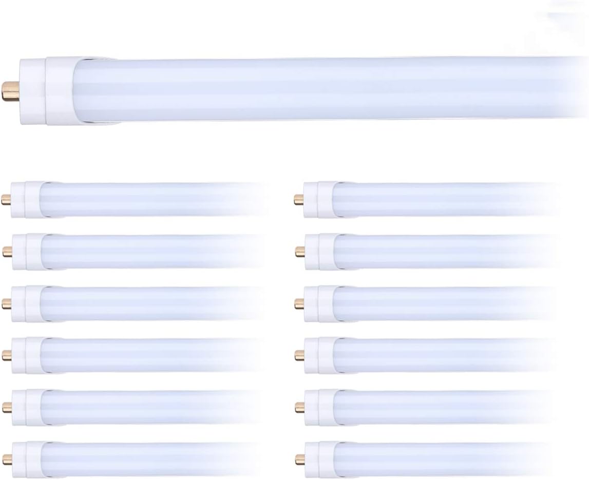 TRLIFE 8FT LED Tube Light, T8 8FT LED Bulbs 45W 5000K Daylight White ...
