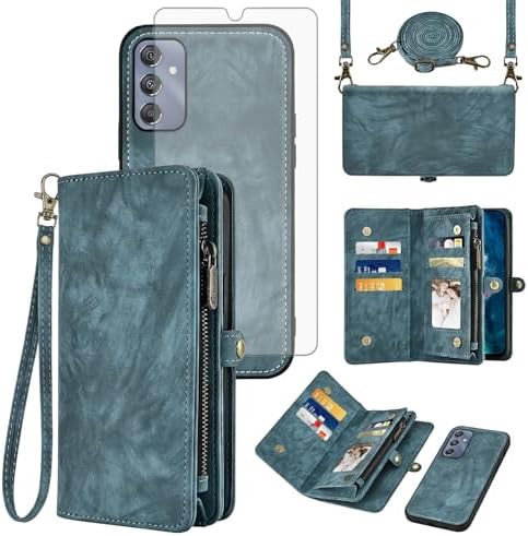 Amazon.com: Asuwish Phone Case for Samsung Galaxy A25 5G Zipper Wallet ...