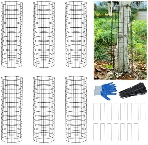Amazon.com : Tree Trunk Protector, 6 Pcs Plant Guard Protectors with ...
