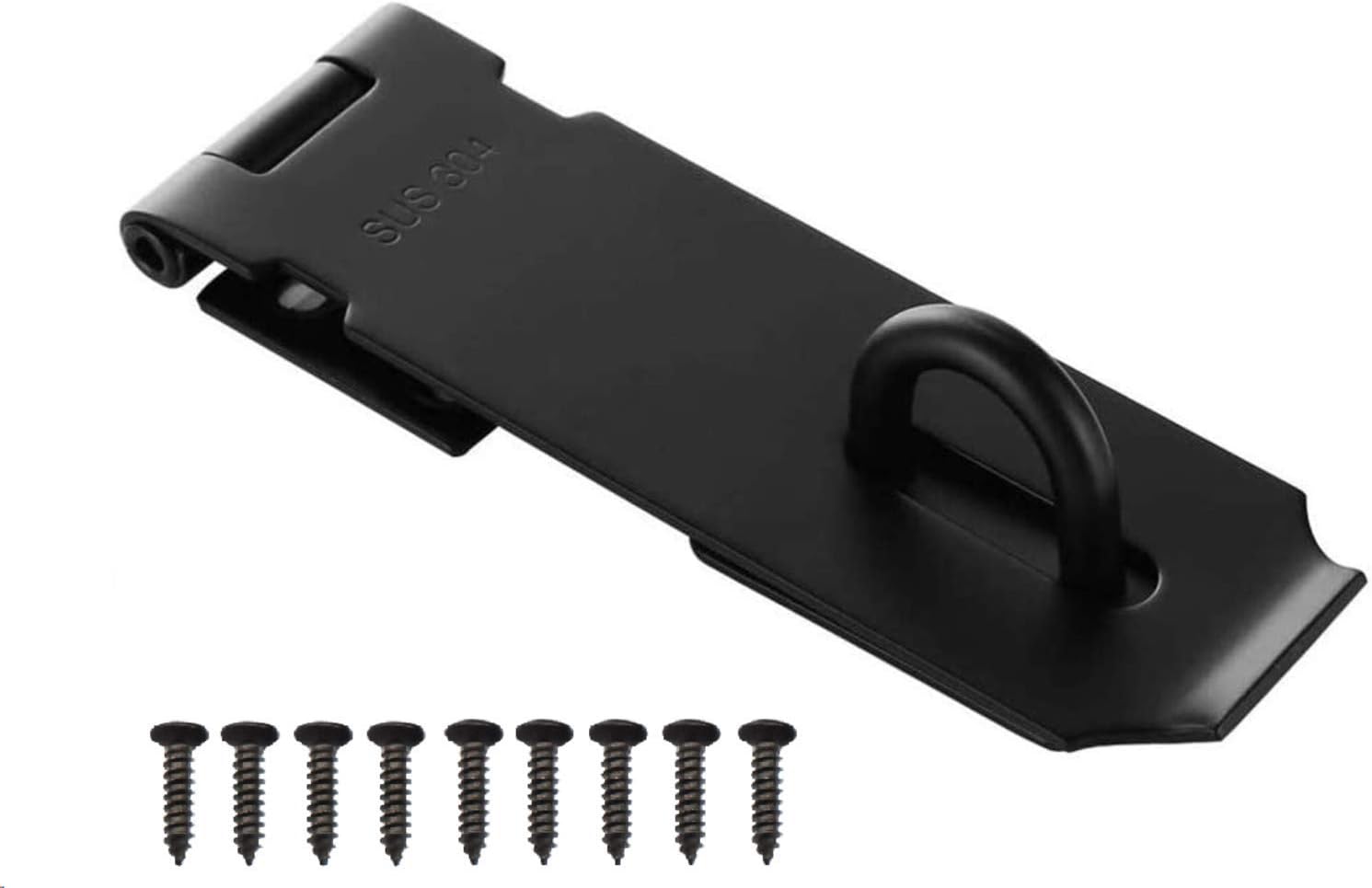 Stainless Steel Padlock Hasp and Staple Heavy Duty Shed Lock Hasp 4 ...