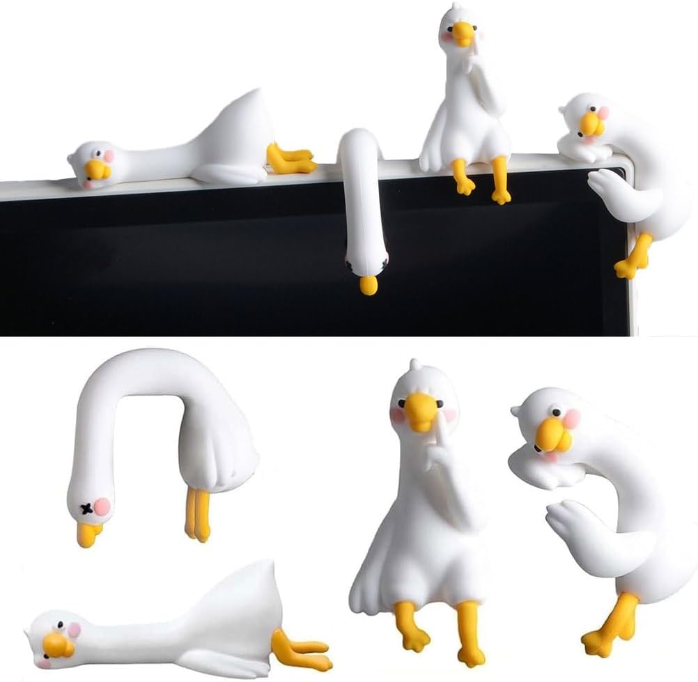 Amazon.com: APLUSH Mini Lazy Ducks Desk Ornaments, Hand-Crafted Resin ...