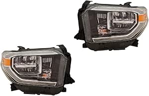 Amazon.com: For Toyota Tundra 2018 2019 2020 Headlight Driver and ...