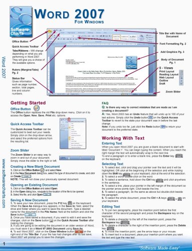 Word 2007 Quick Reference Guide: Drew Sellers, Gordon Swift ...