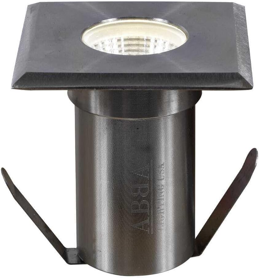 ABBA Lighting USA DMS52 3W COB LED Square Top Stainless Steel ...