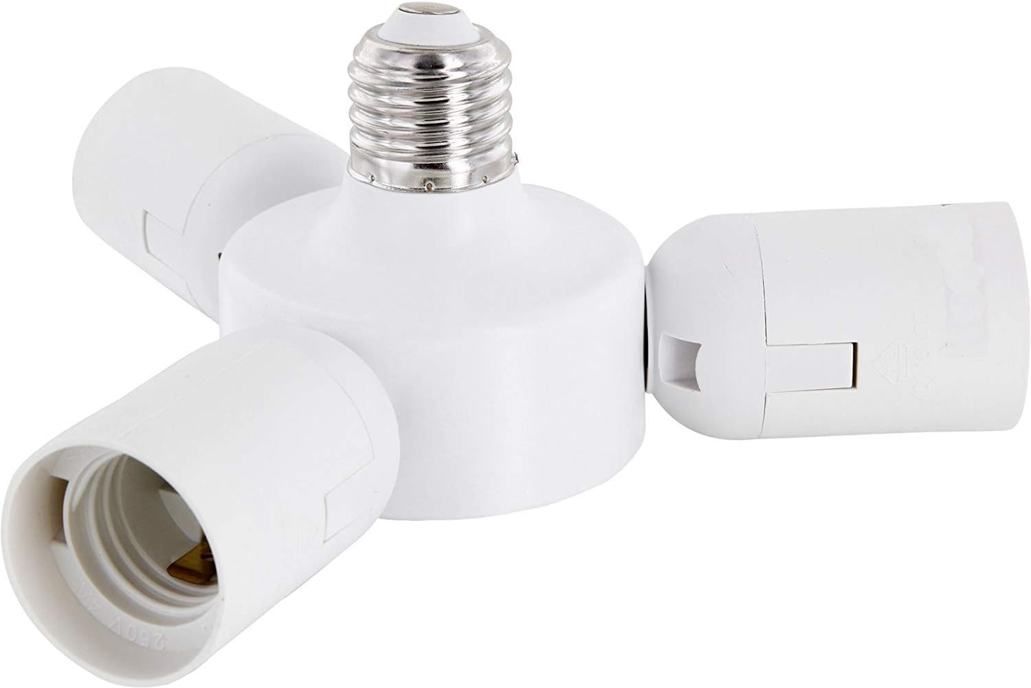 DiCUNO 3 en 1 E27 Socket adaptateur répartiteur, E27 Ampoules LED Standard, support de ...