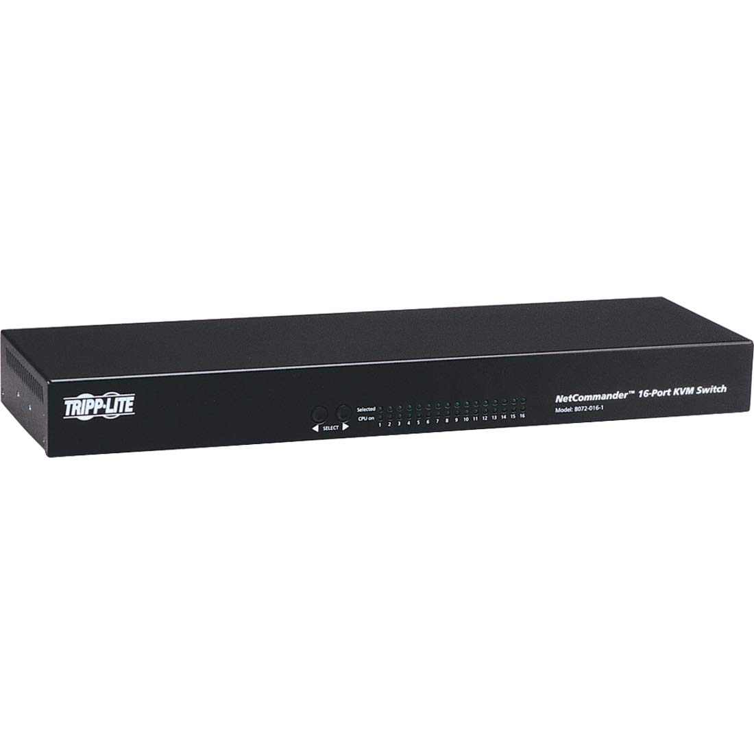 Tripp Lite B072-016-1 16-Port NetCommander 1U Rackmount Cat5 KVM Switch ...