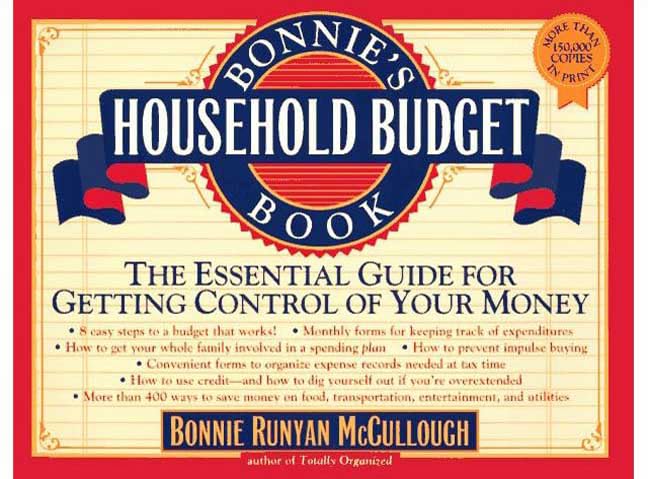 Bonnie's Household Budget Book: The Essential Guide for Getting Control ...