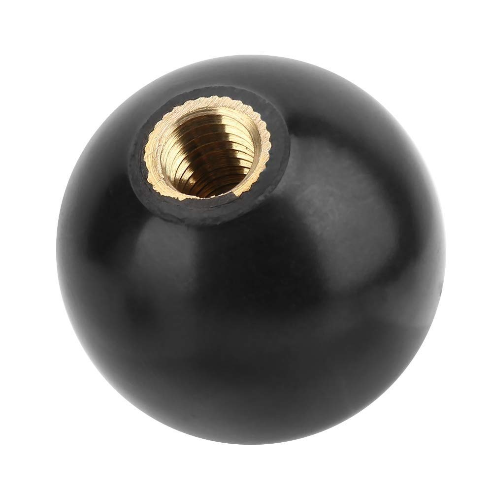 Bakelite Ball Lever Knob,5Pcs Black Round Ball Bakelite Lever Knob M10 ...