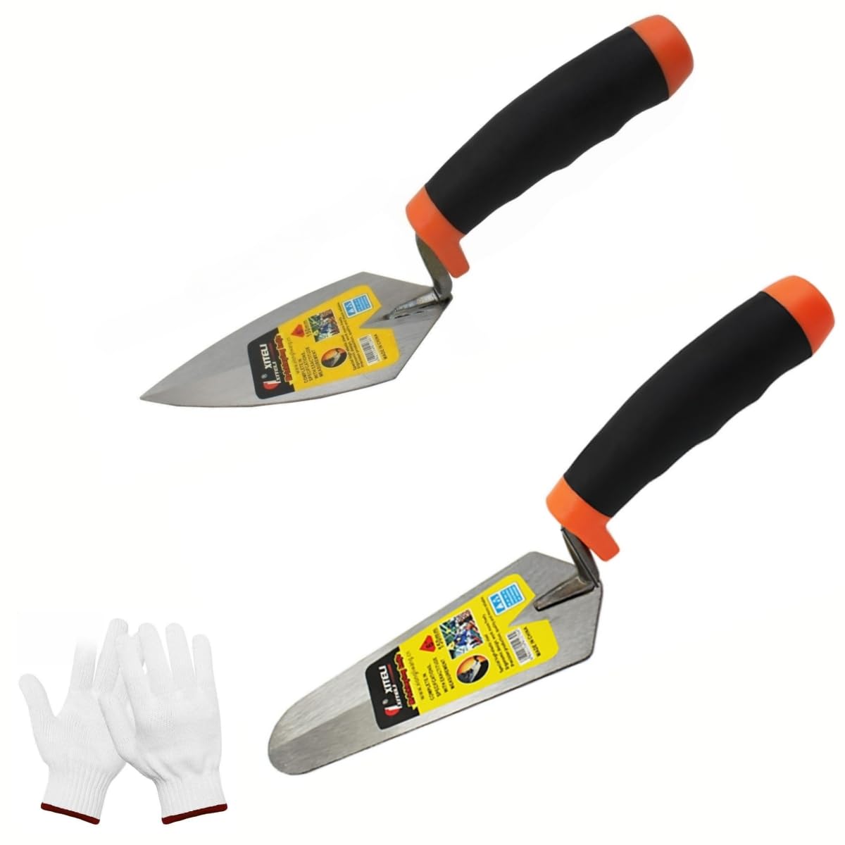 Amazon.com : JinChengnan 2pcs Pointing Trowel Set,Construction with ...