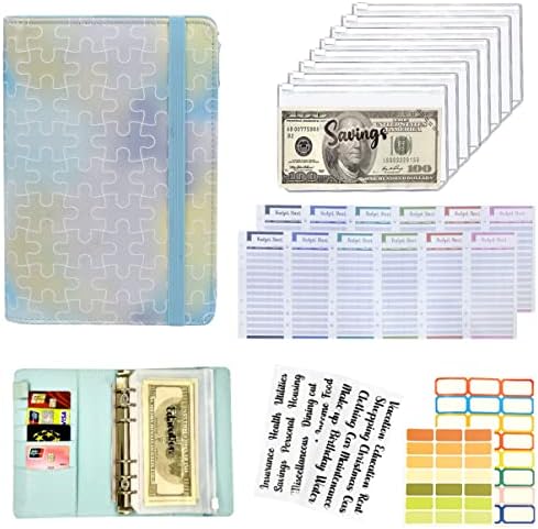 Amazon.com : Budget Binder A6 Planner Money Saver with Zippered Cash ...