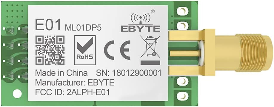 EBYTE 2.4GHz Wireless Module nRF24L01+PA+LNA RF Module Long Range 2500m ...